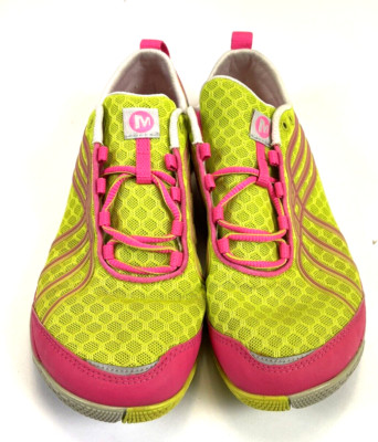 Merrell Womens 9US Shoes M-Connect Series Vibram Pink and Yellow ...