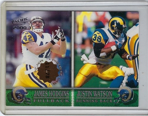 2000 Pacific Premiere Date #322 JAMES HODGINS & JUSTIN WATSON St. Louis ...