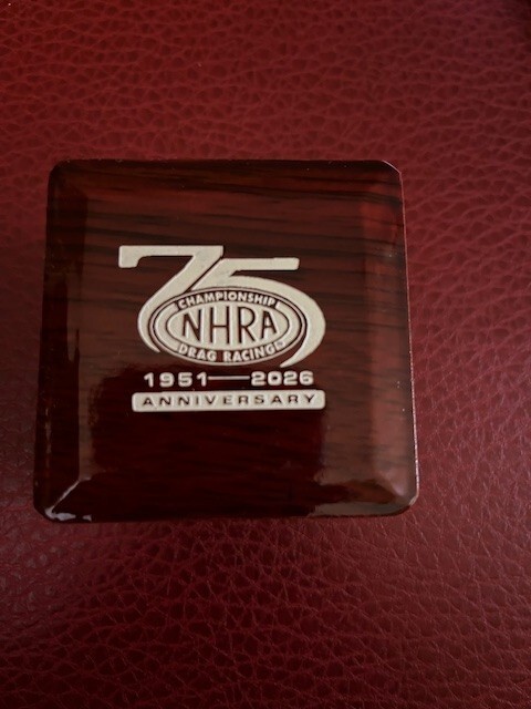 NIB -NHRA Commemorative Ring-75 Anniversary Ring -Yrs 1951-2026-NEW IN ...
