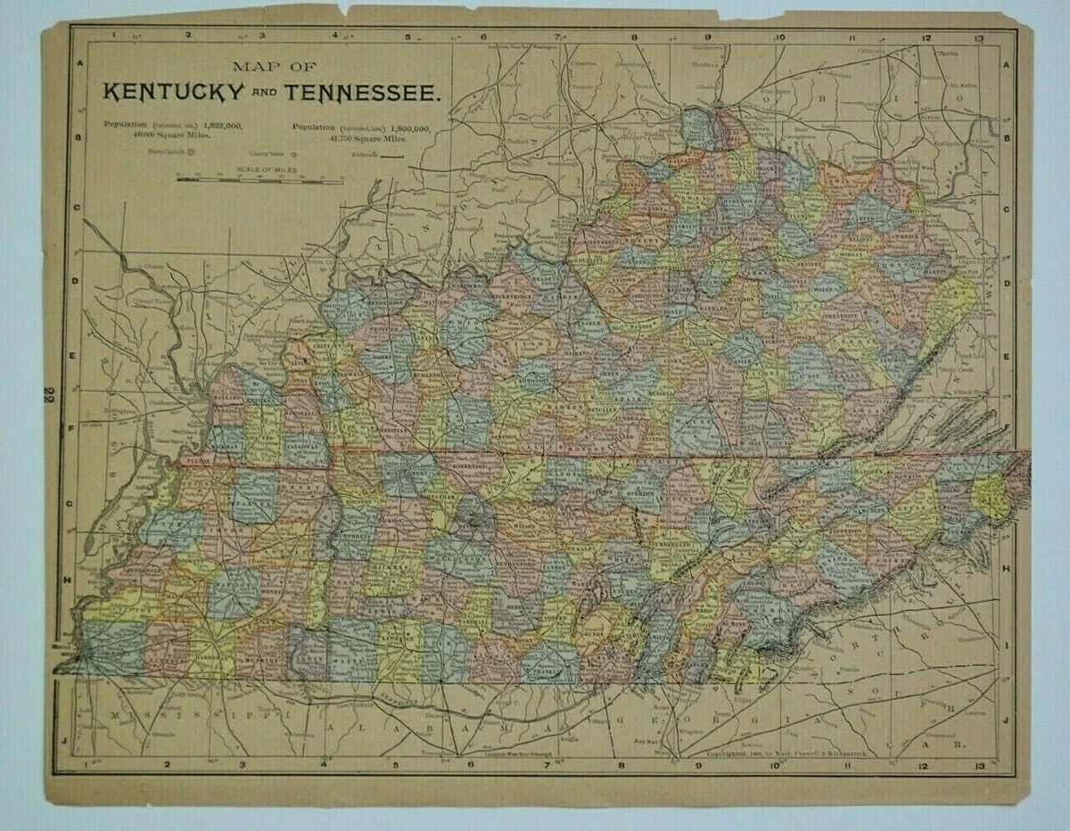 Kentucky County Map Atlas