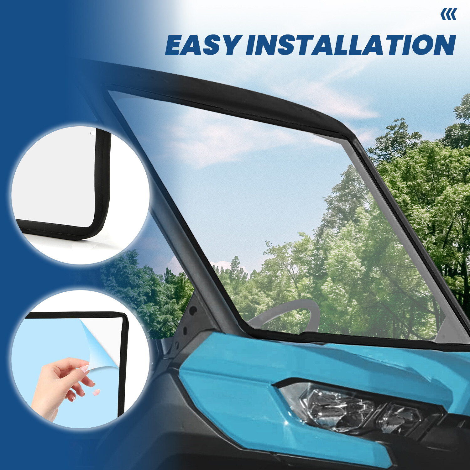 2016-2023 Can-Am Defender HD5 HD7 HD8 HD9 HD10 Clear Front Full ...