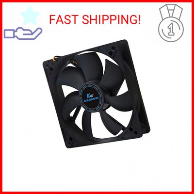 Kingwin 120mm Silent Fan for Computer Cases, Mining Rig, CPU Coolers ...