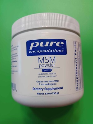 Pure Encapsulations MSM Powder - Sulfur Supplement for Joints - Dec ...
