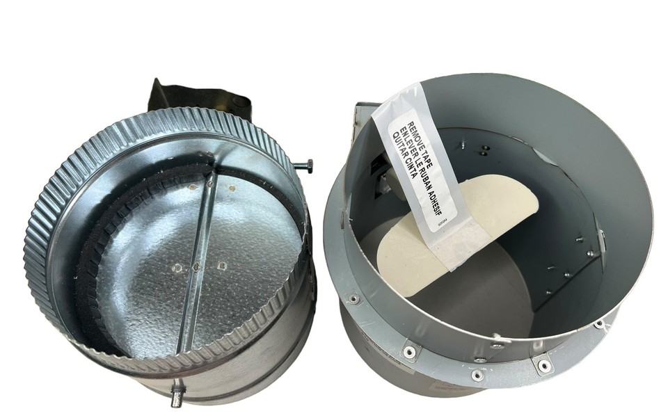 NEW Whirlpool W10446915 Range Hood Make Up Air Kit 6 inch Round Duct ...