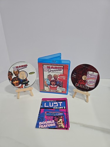 Rabid Grannies (Blu-ray + DVD 1989) Troma Emmanuel Kervyn w/ Poster New ...