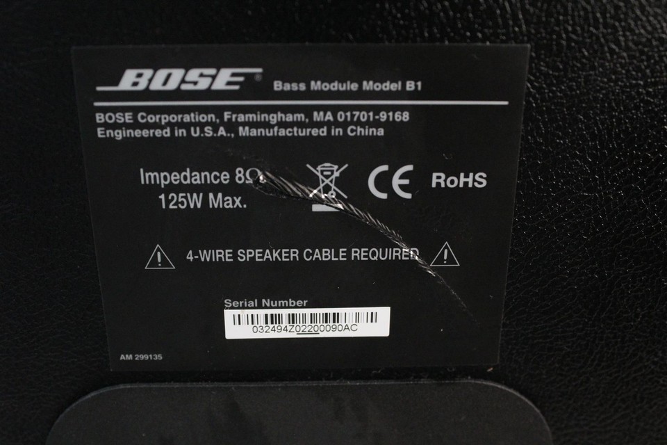 Bose B1 Bass Module Sub for L1 Systems Subwoofer Only -Black - Free ...