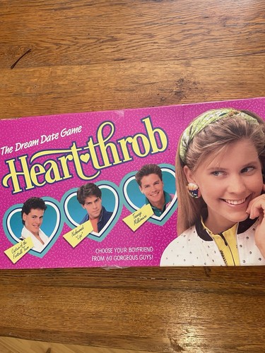 Vintage Heart-Throb The Dream Date Board Game 1988 MB Milton Bradley ...