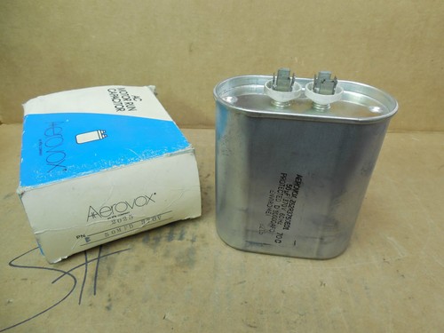 Aerovox AC Motor Run Capacitor Z62R3750E01 50uF 370 V Volt 10000 AFC ...