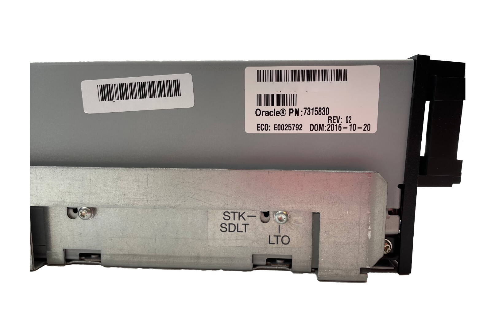Oracle StorageTek LTO7 (IBM) FC Tape Drive and Tray for SL8500, 7315830 ...