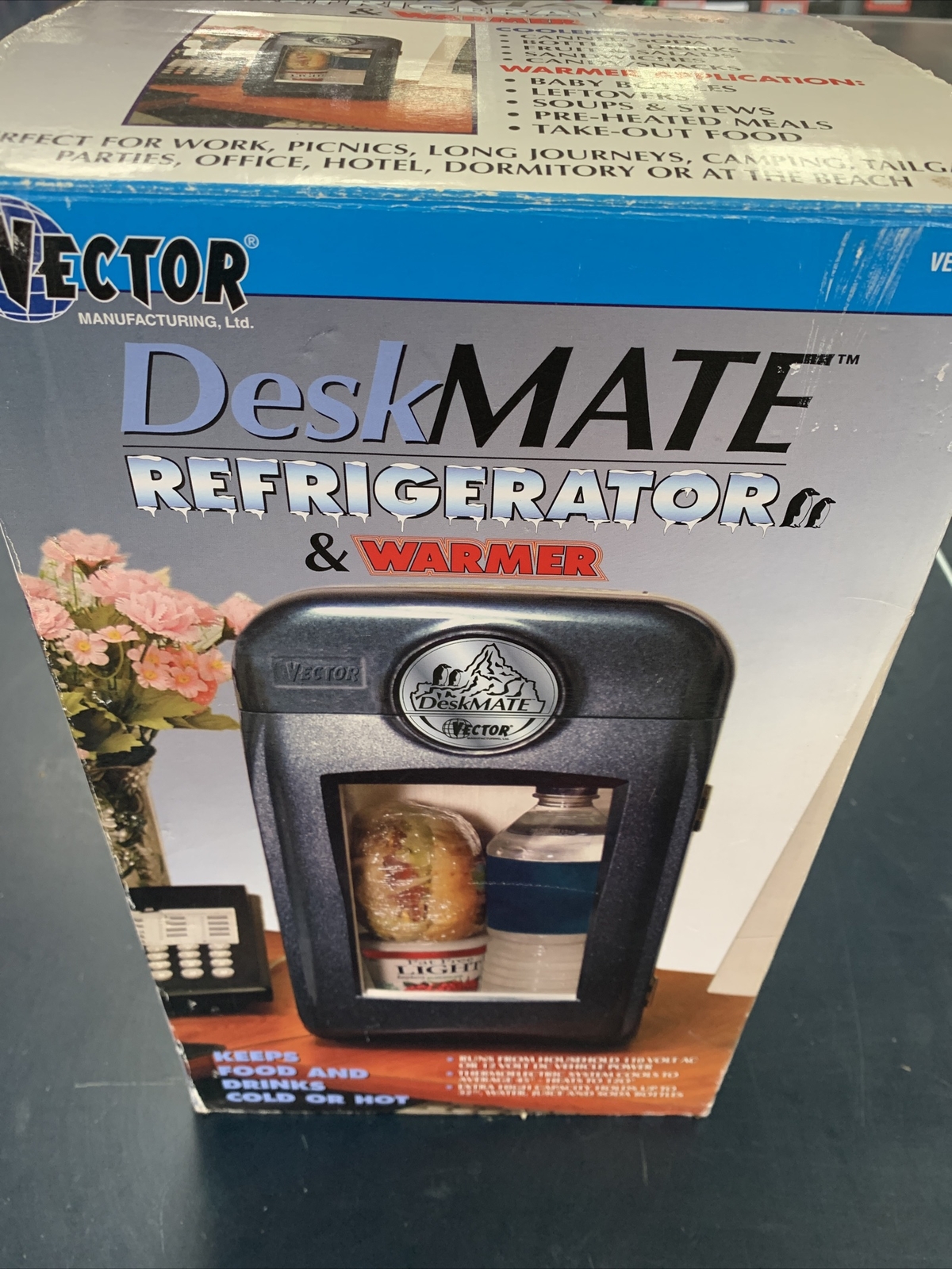 VECTOR 12V DC / 110V AC DeskMATE Mini REFRIGERATOR & WARMER - VEC220AC ...
