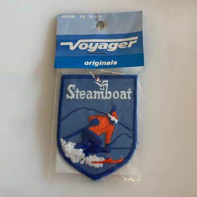 Vintage Steamboat Colorado Downhill Ski Patch Logo Resort Skiing ...