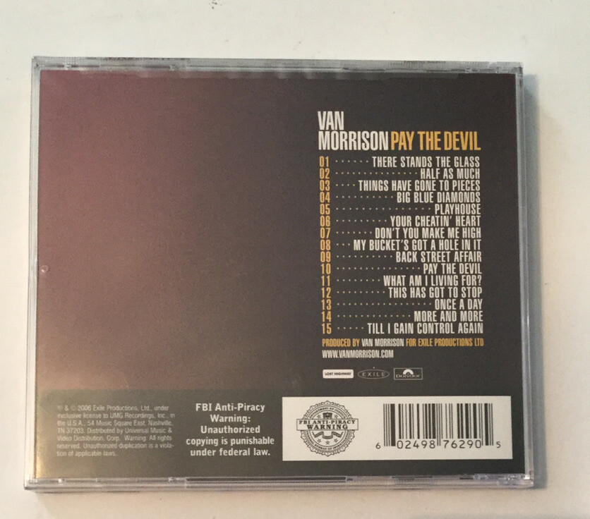 Van Morrison-Pay The Devil-CD Sealed Jewel Case | eBay