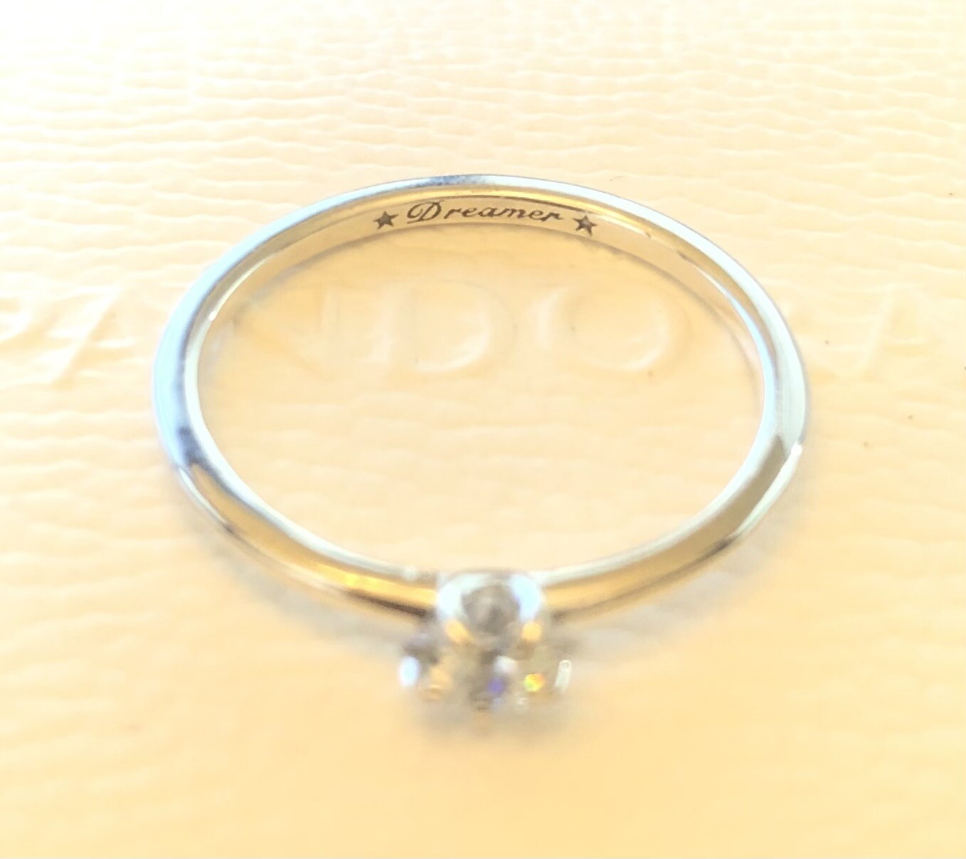 Pandora Celestial Sparkling Star Solitaire Ring #190026C01 +CLOTH +TAG ...