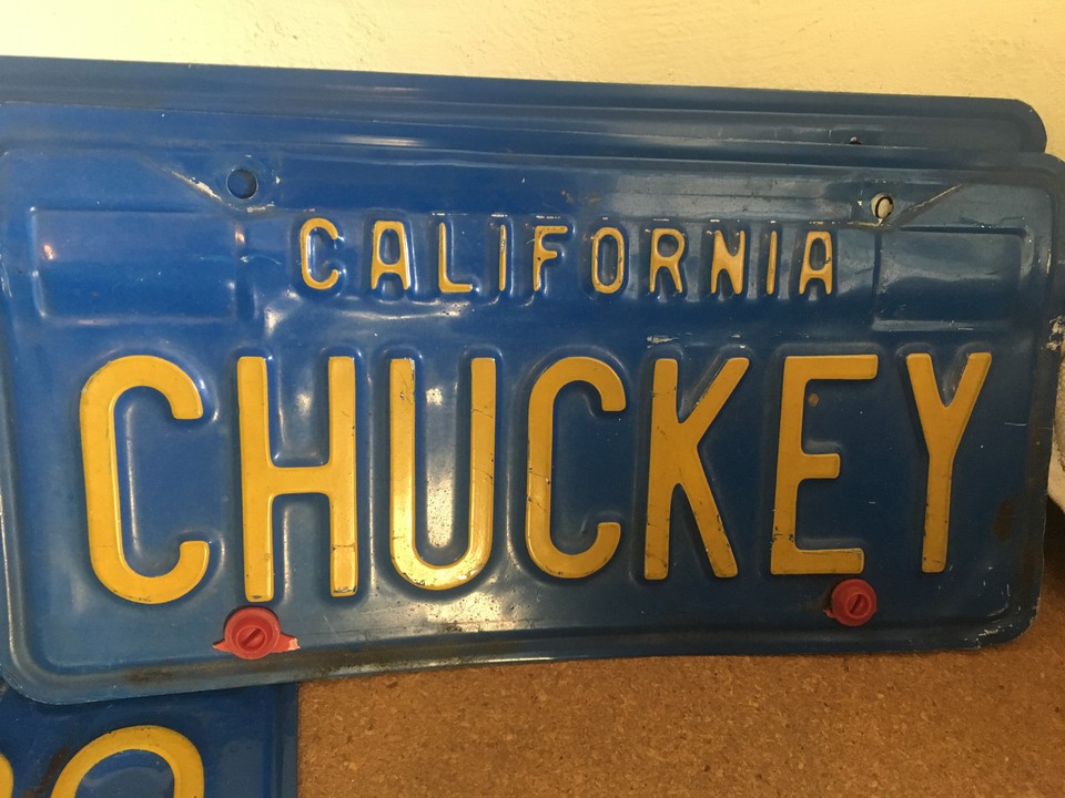 AWESOME California BLUE License Plate Plates Singles Pairs | eBay