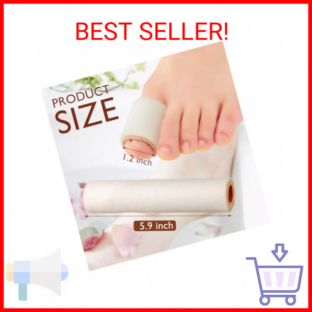 6 Pieces Foam Toe Sleeves Foam Tube Toe Protectors Toe Bandages for Toe ...