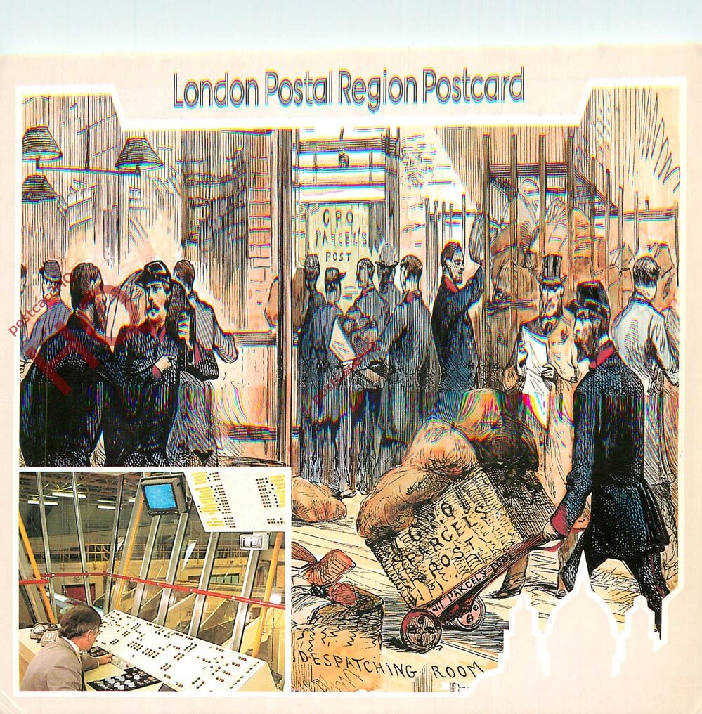 Picture Postcard:;LONDON POSTAL REGION POSTCARD, PARCELS CENTENARY ...
