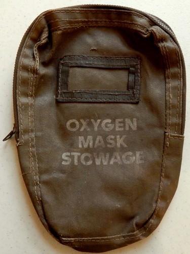 Rare WWII Period U.S. Army Air Force Oxygen Mask Stowage Bag | eBay