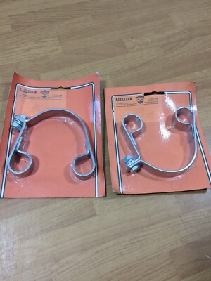 1979-1984 Harley Davidson PAUGHCO EXHAUST MUFFLER MOUNT BRACKET CLAMPS ...