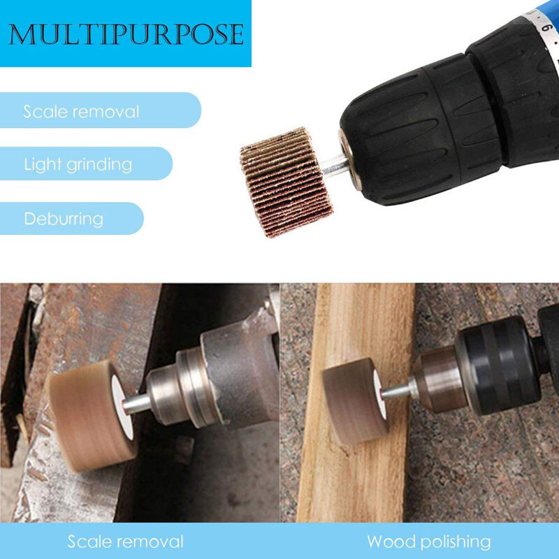 Aluminum Abrasive Flap Wheel Sanding Disc for Dremel Rotary Tools ...