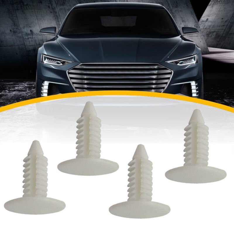 WHITE - 6-7mm Hole , Set OF 8: Bumper Plugs front License Plate Holes ...