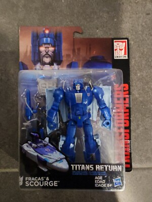 Transformers Titans Return Deluxe Class Fracas & Scourge Figure | eBay ...
