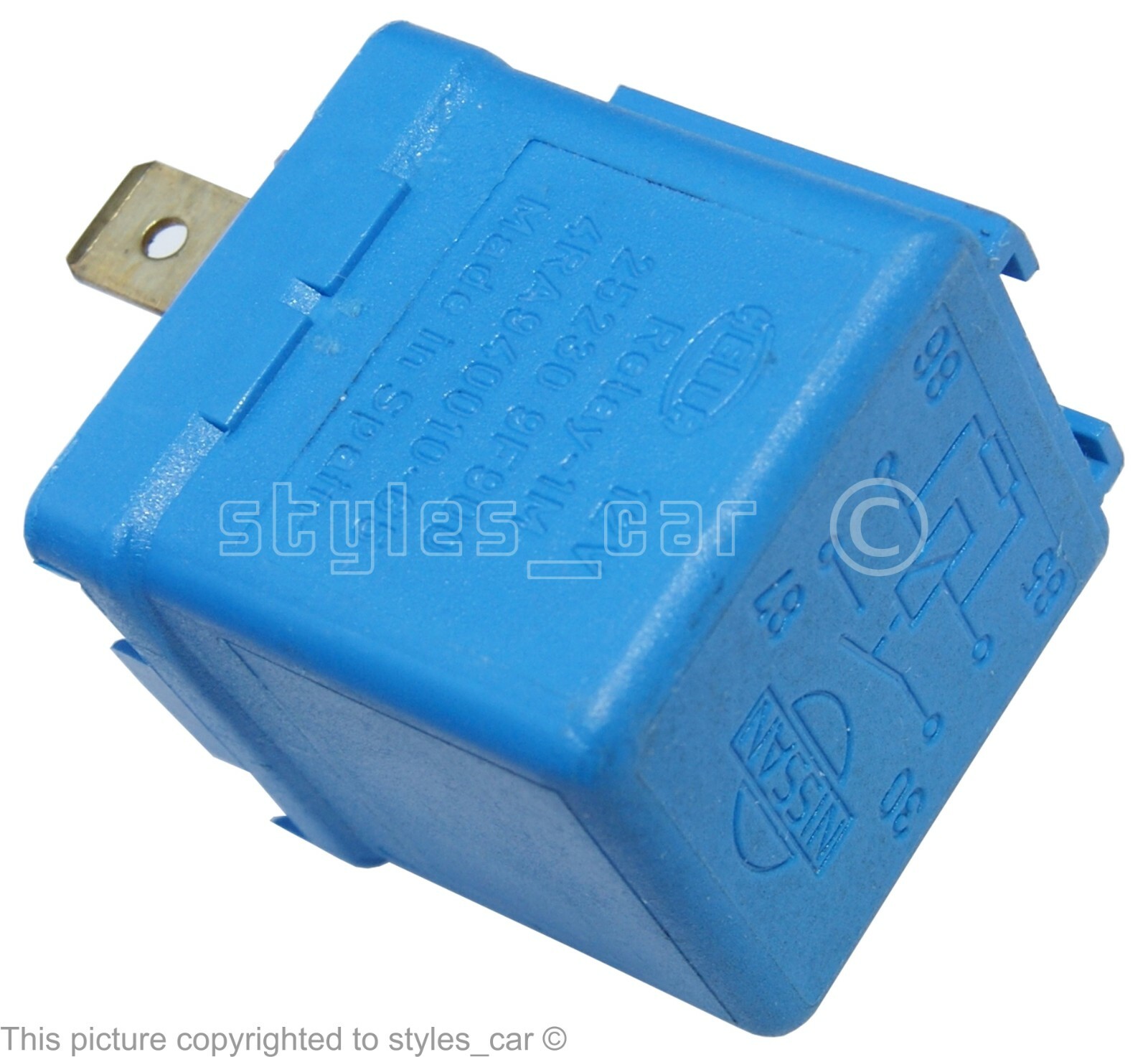 25230-9F900 Genuine Nissan & Infiniti 12V 4-Pin Blue Relay-1M Hella ...