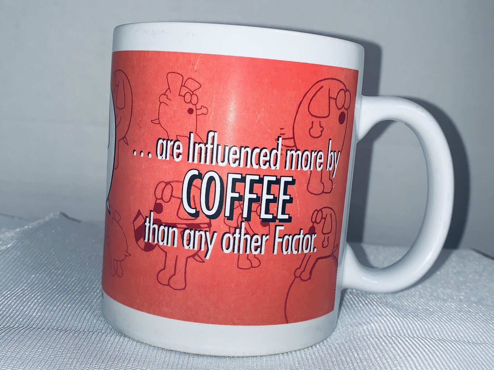 Dilbert Comic Coffee Mug Cup Office Happiness & Job Performance OZ ...