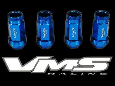 VMS RACING 24PC 48MM PREMIUM EXTENDED WHEEL ALUMINUM LUG NUTS 12X1.5 ...