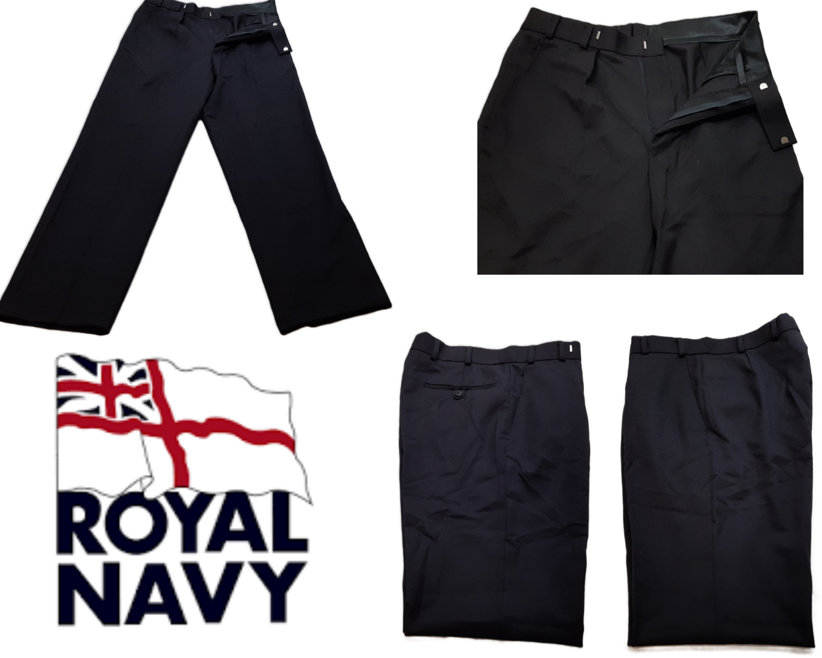 No3 Trousers British Royal Navy Uniform Dress Naval Issue Assorted ...