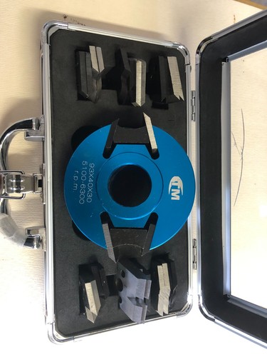 Tool master 40mm Multi Profile Spindle Cutter Head Set Suits 30mm ...