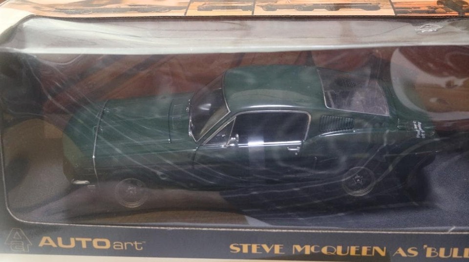 Britt 1/18 Movie Car 1968 Mustang GT Bullitt Scale Model Limited ...