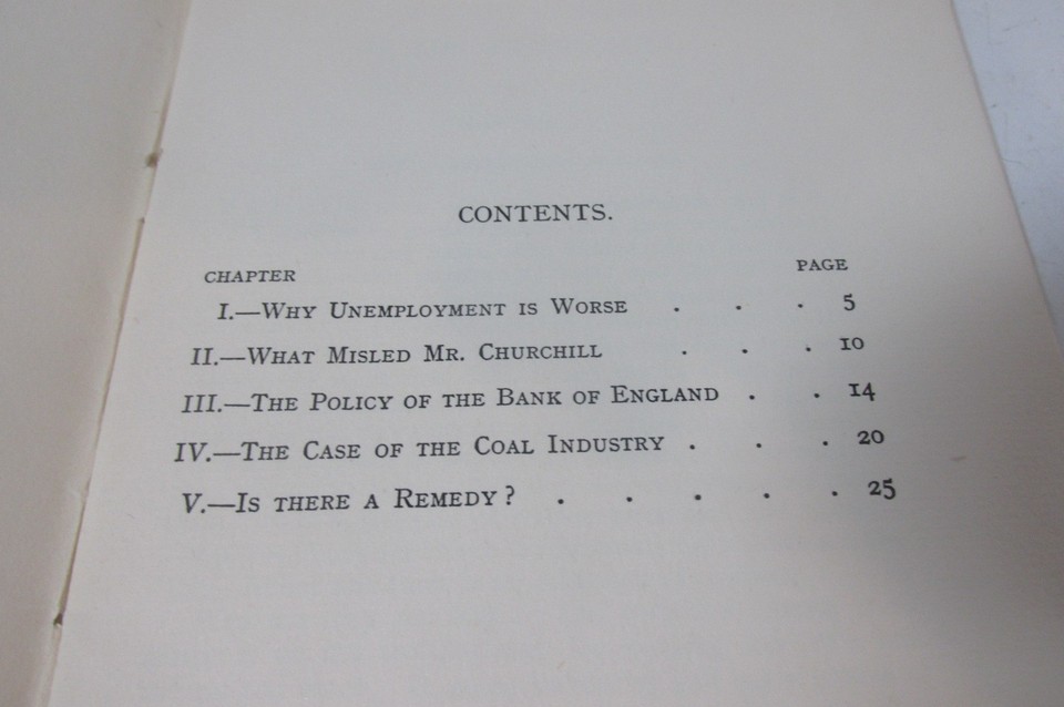 The Economic Consequences of Mr. Churchill by John Maynard Keynes, 1925 ...