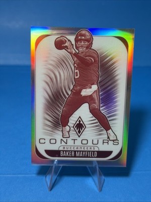 2025 Panini Phoenix Baker Mayfield Contour Silver Prism | eBay