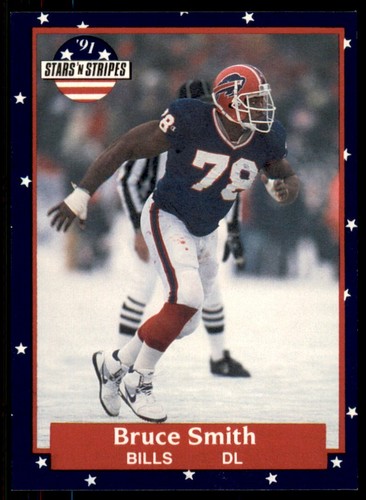 1991 Fleer Stars and Stripes Bruce Smith Buffalo Bills #4 | eBay