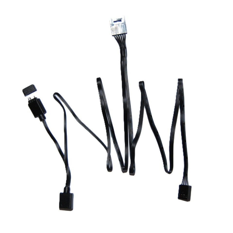 PWM + 5V 3-Pin ARGB Motherboard Adapter for Phanteks LINQ6 M25 G2 Fans ...