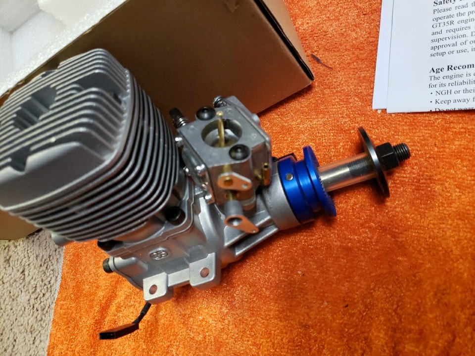 NGH Engine - NGH GT35R Gas Motor - 35cc Motor - high performance gas ...