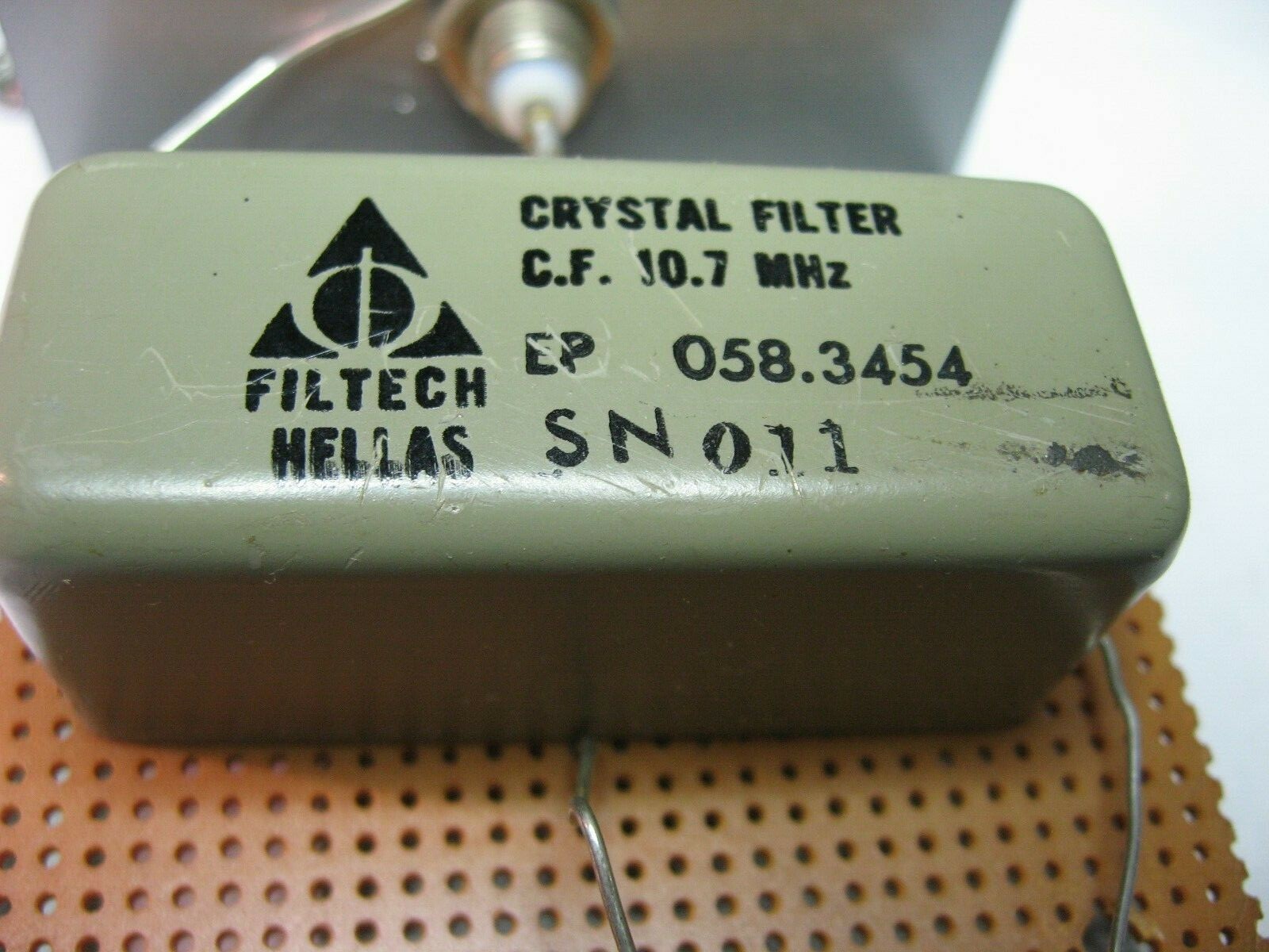Crystal Filter 10.7MHz Filtech BNC Female Connectors Home-Brew Ham ...