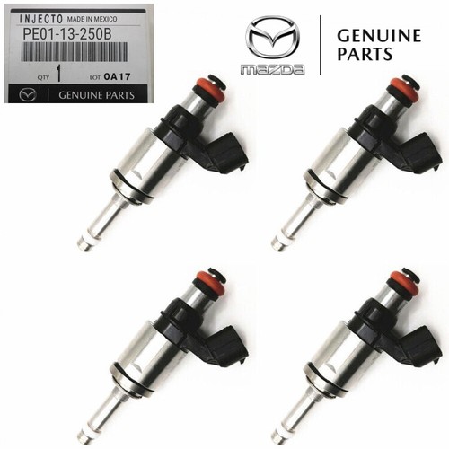NEW 4X OEM MAZDA P5E1-13250, FJ1193 Fuel Injectors For Mazda 3, CX-5 ...