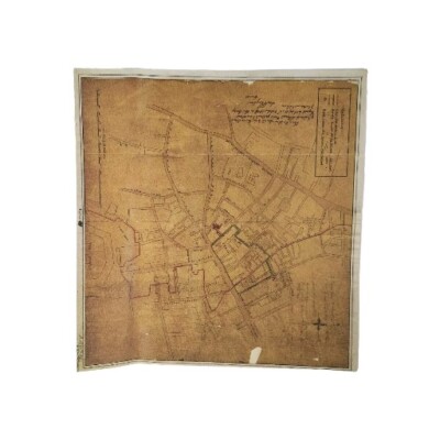 JACK THE RIPPER MURDERS Map of Mitre Square and Whitechapel | eBay UK