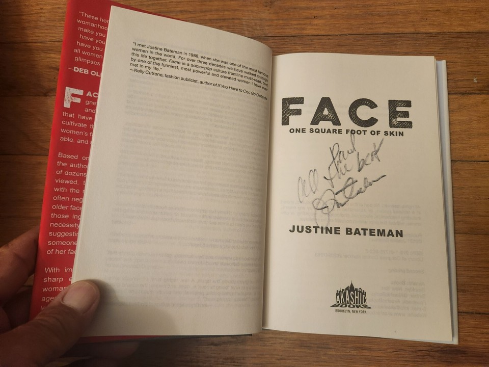 Justine Bateman SIGNED Face Women Fighting Age 2021 First Edition ...