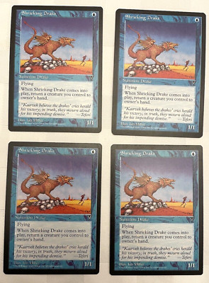 4x Shrieking Drake - Visions - MTG - Magic the Gathering - LP | eBay