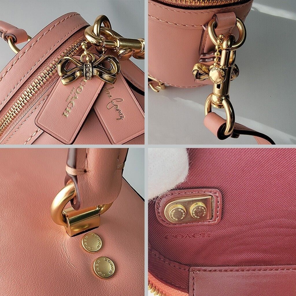 COACH Selena Gomez Collaboration Pink 39293 Vanity Bag Hand COACH Selena Gomez Collaboration Pink 39293 Vanity Bag Hand