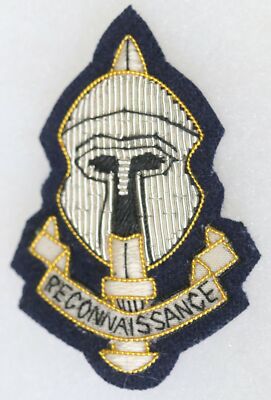 BRITISH ARMY RECONNAISSANCE REGIMENT SRR BERET BADGE BULLION WIRE | eBay UK