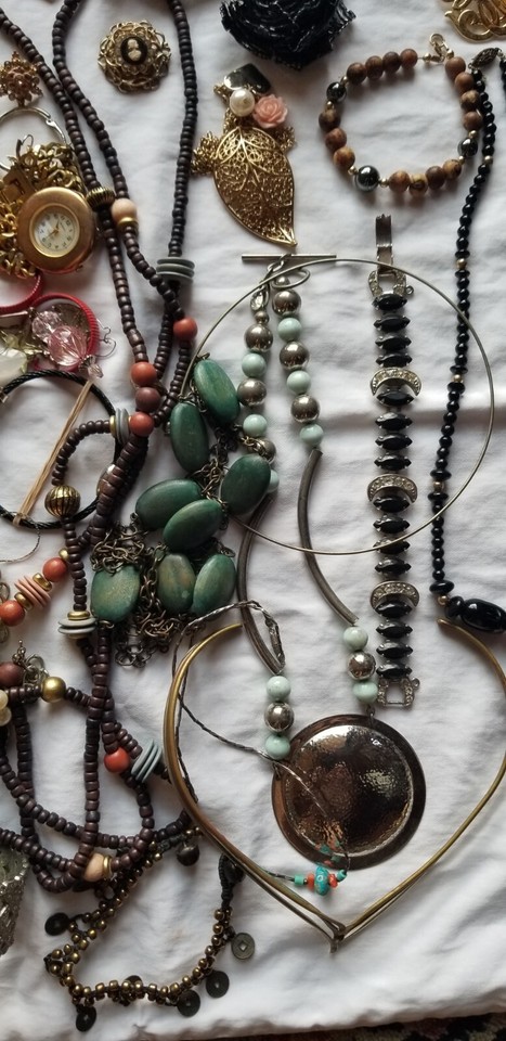 Vintage - Fashion Mix Jewelry 3.5 pounds wearable junk drawer | eBay