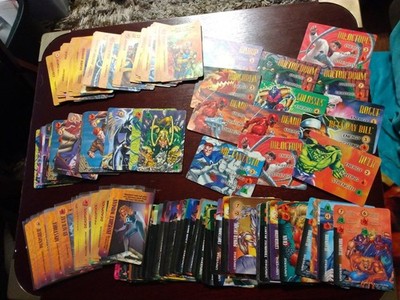 1995 Marvel Fleer Overpower Original Card Lot 160+ Cards Thor Thing ...