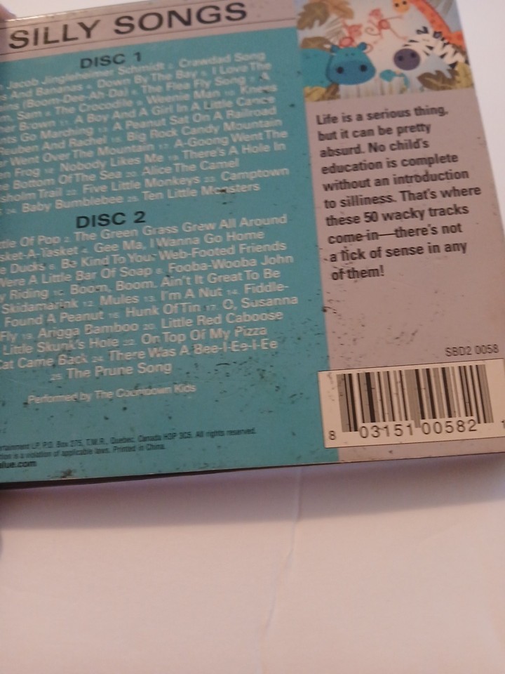 50 Silly Songs by Various (CD, 2010)2cd Set 803151005821| eBay