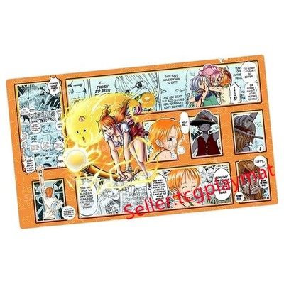 Nami One Piece Playmat With Zones OPCG TCG Card Game Play Mat _hh55 | eBay