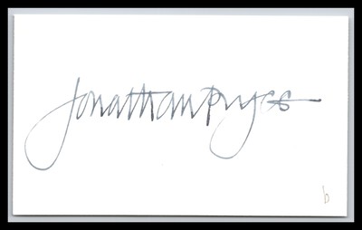 Jonathan Pryce - Actor - 3x5 Card - Signed / Autograph (b) | eBay