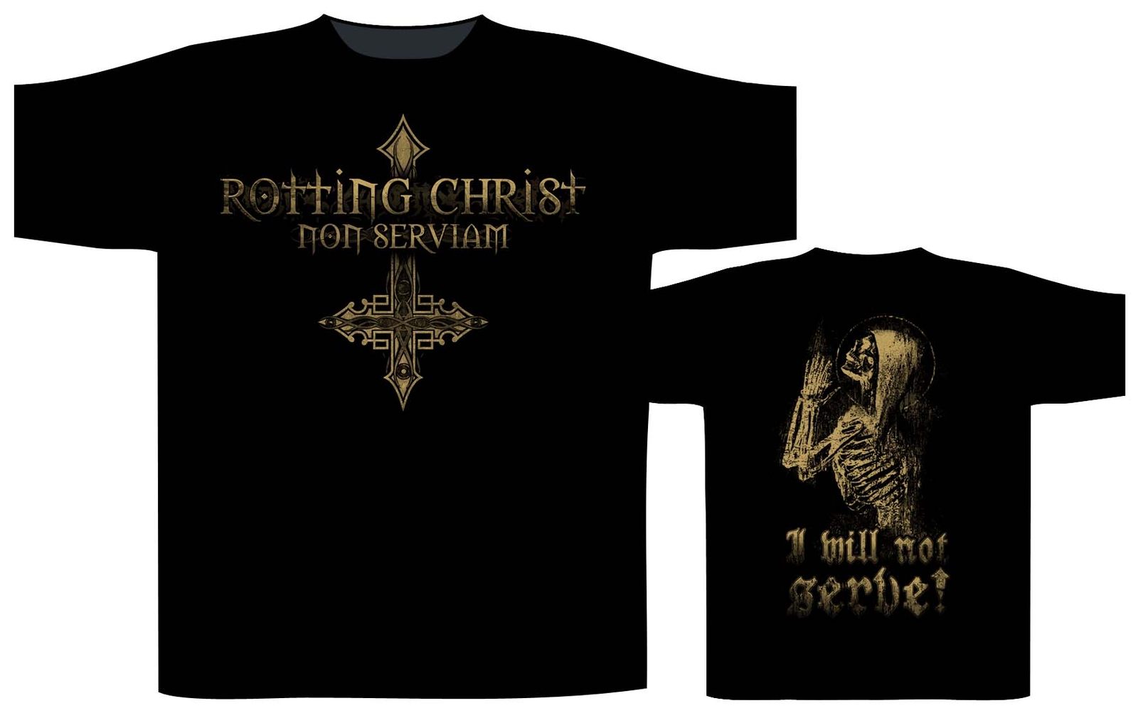 Rotting Christ - Non Serviam Band T-Shirt Official Merch | eBay