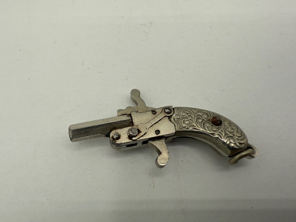 Vintage Miniature Toy Cap Gun Keychain 2MM Pinfire - Made in Austria | eBay
